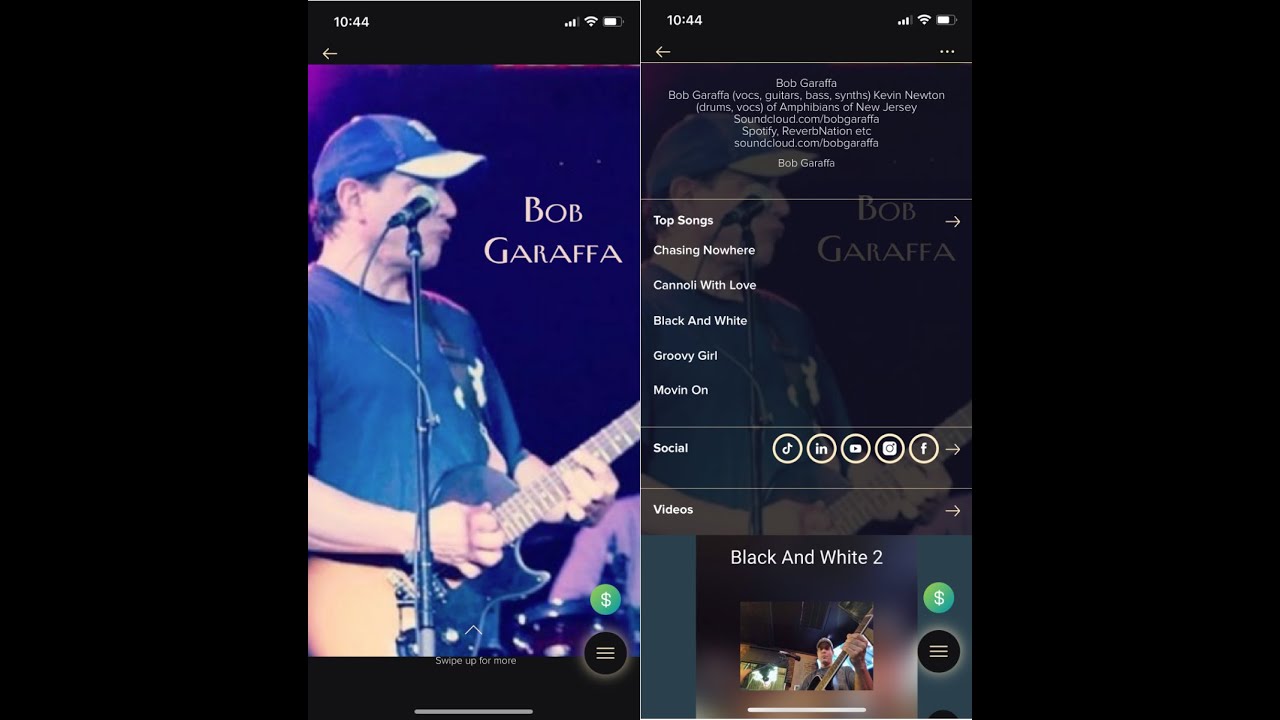 Meet New Jersey based Guitarist, Bassist & Vocalist, BOB GARAFFA ...