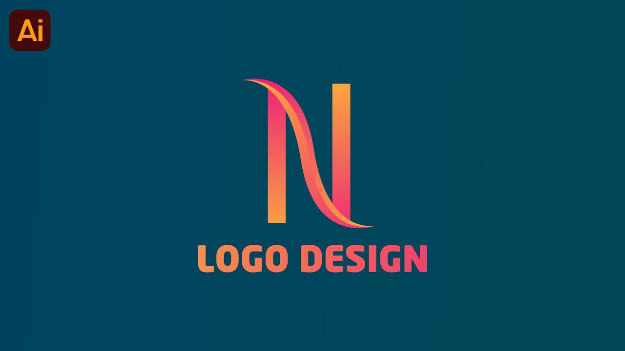The Best Creative Logo Design N Letter Logo ||Typography Logo Design In ...