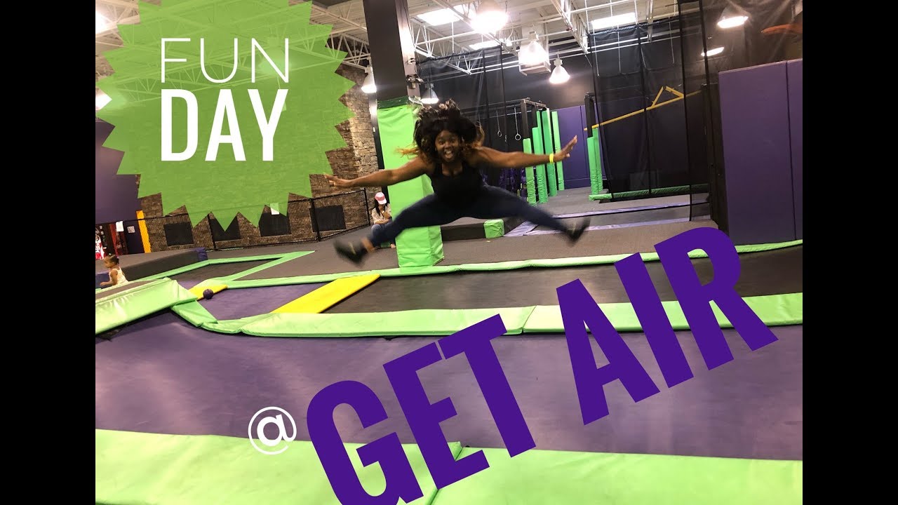 A FUN DAY A GET AIR TRAMPOLINE PARK! - YouTube