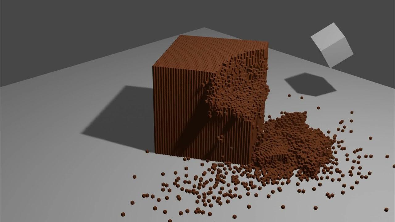 sand simulation in blender - YouTube