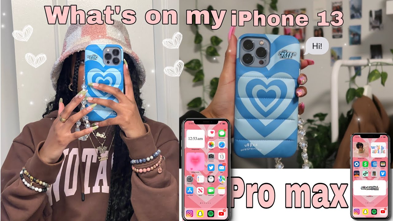 WHAT'S ON MY IPHONE 13 PRO MAX: widgets, apps + more! - YouTube