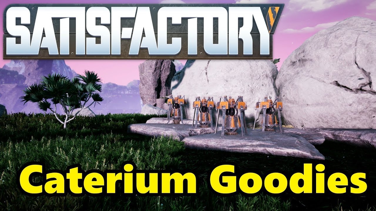 "Caterium Goodies" - Satisfactory - Factory 1 - Episode 9 - YouTube