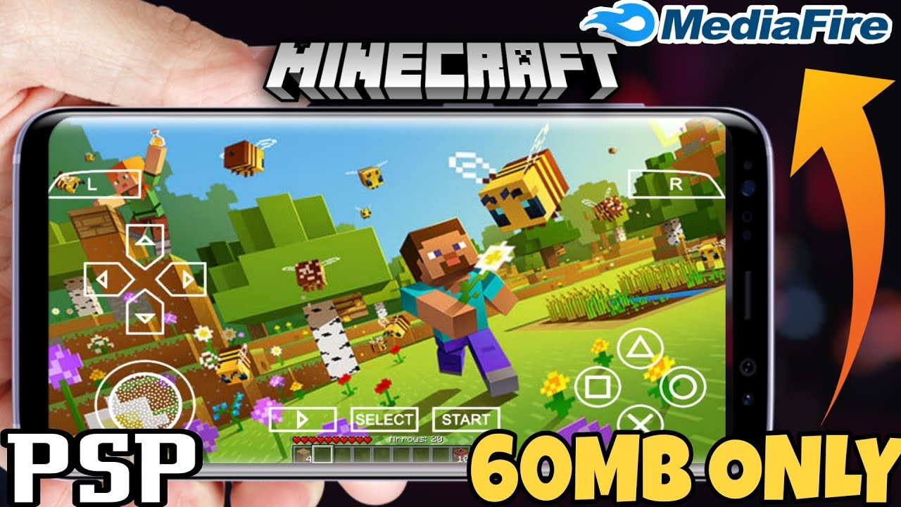 [60 MB] Play Minecraft On Android PSP | Minecraft PPSSPP - YouTube