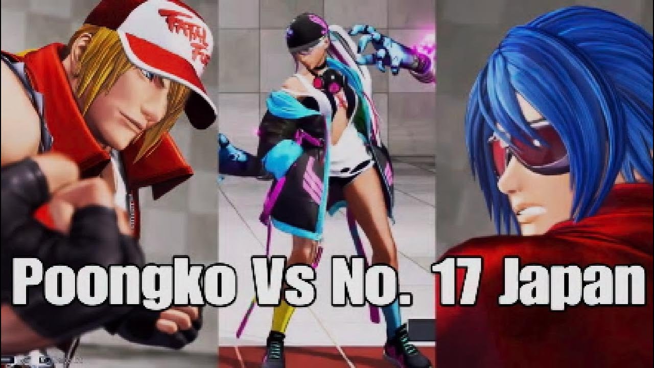 The King of Fighters XV Poongko (Ryo Terry Khronen) Vs No 17. Japan ...