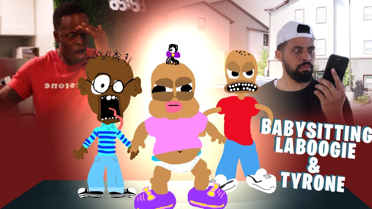 Babysitting LaBoogie & Tyrone Gone WRONG...🤣 w/ @bwattstv - YouTube