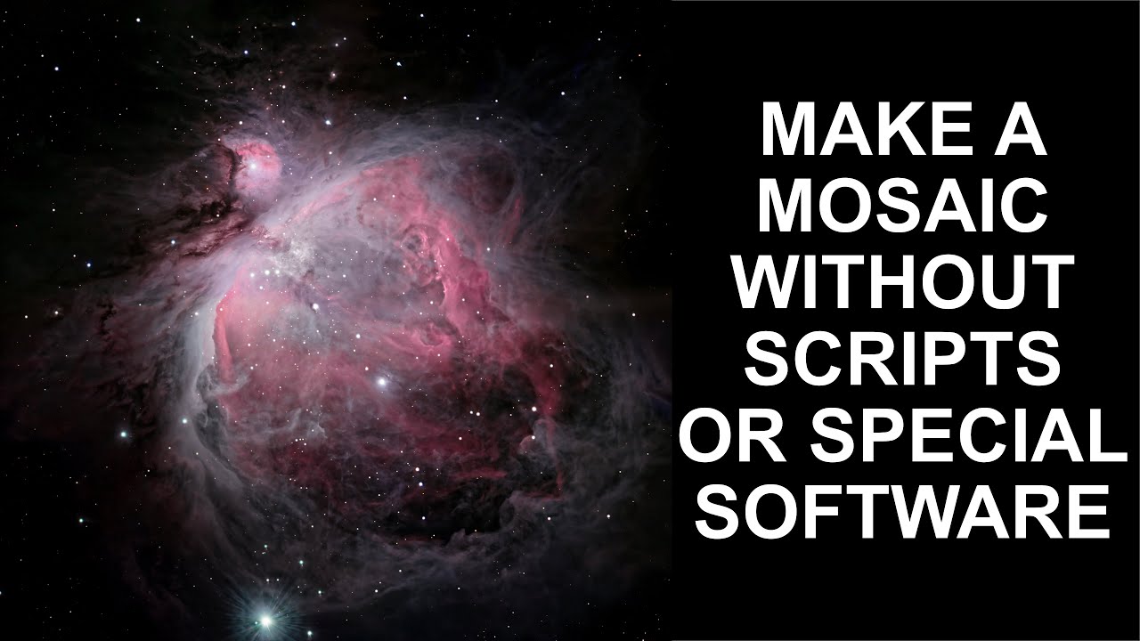 How to Make a Mosaic When Scripts Fail - YouTube