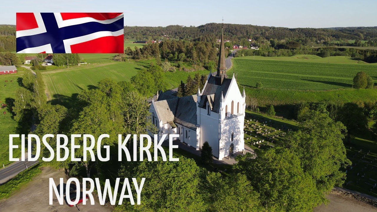 Eidsberg kirke Norway. 4k // Eidsberg church in Norway// #eidsberg #nrk ...