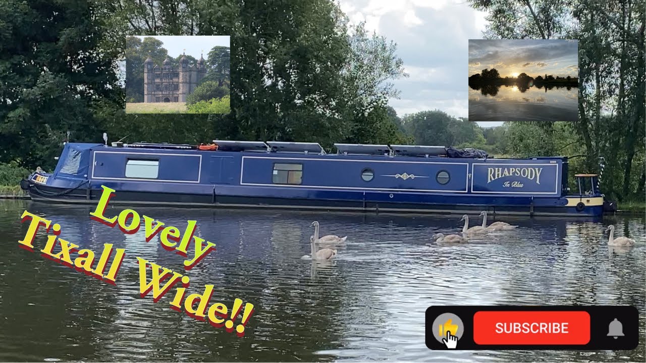 Pre-vlog video - Continuing through Great Haywood, Tixall Wide and ...