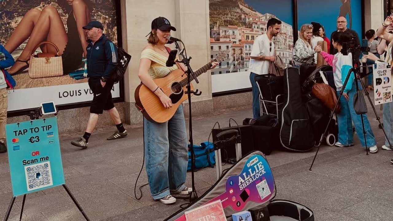 Allie Sherlock Singing Today on Grafton Street | A Beautiful Moment ...