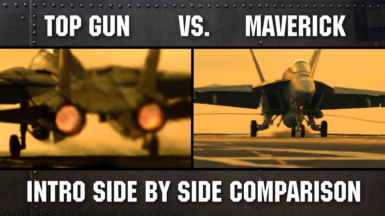 Top Gun and Maverick Intro side by side comparison edit - 4k - YouTube