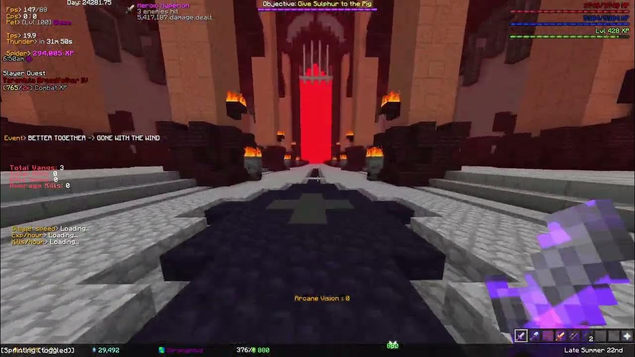 Hypixel Skyblock Flare One-Shot Tutorial - YouTube