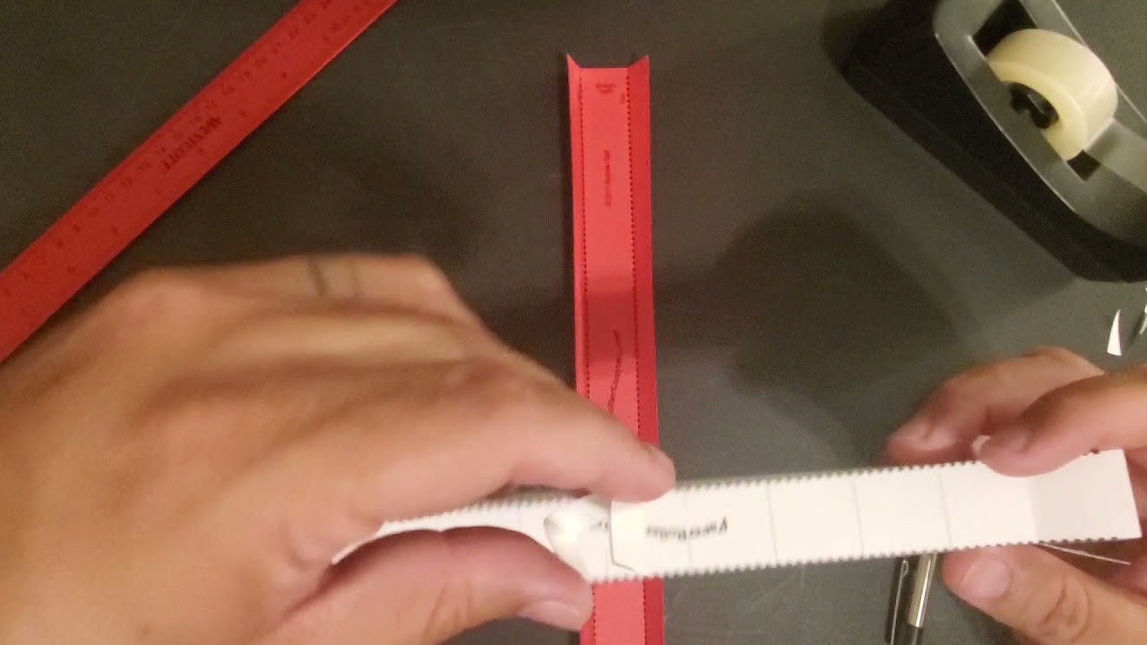 Paper Roller Coaster - Bracket - YouTube
