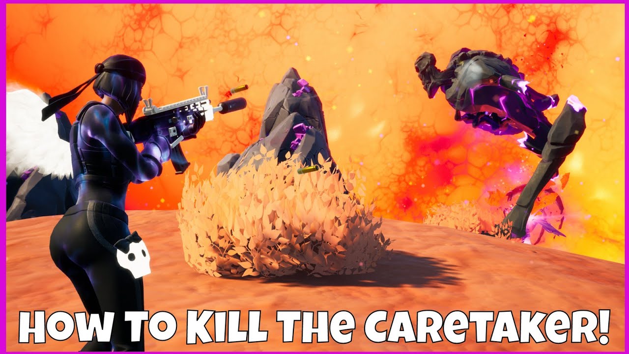 How To Kill THE CARETAKER in FORTNITE! - YouTube