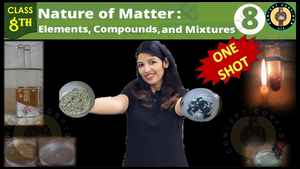Nature of Matter: Elements, Compounds and Mixtures | Chapter 8 | Class ...