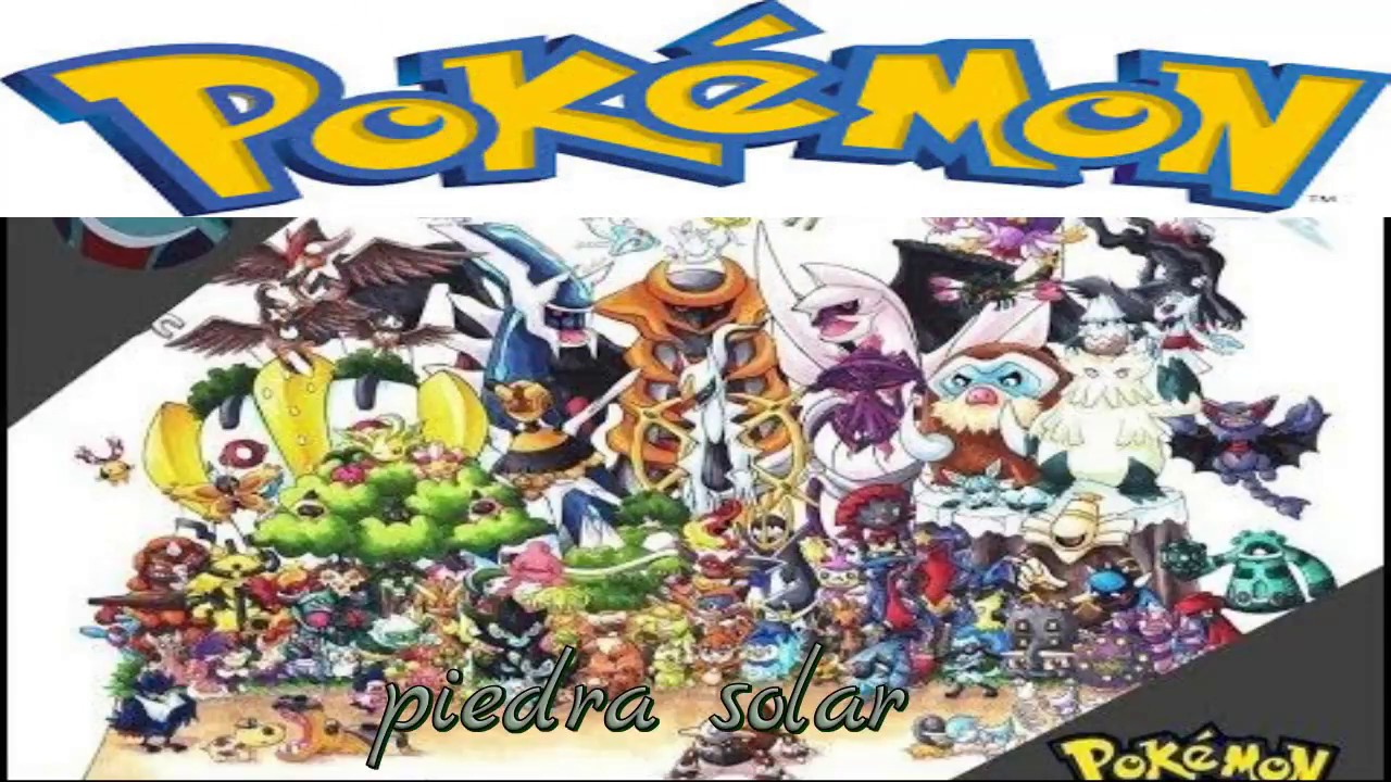 que pokemon se evoluciona con piedra solar - YouTube