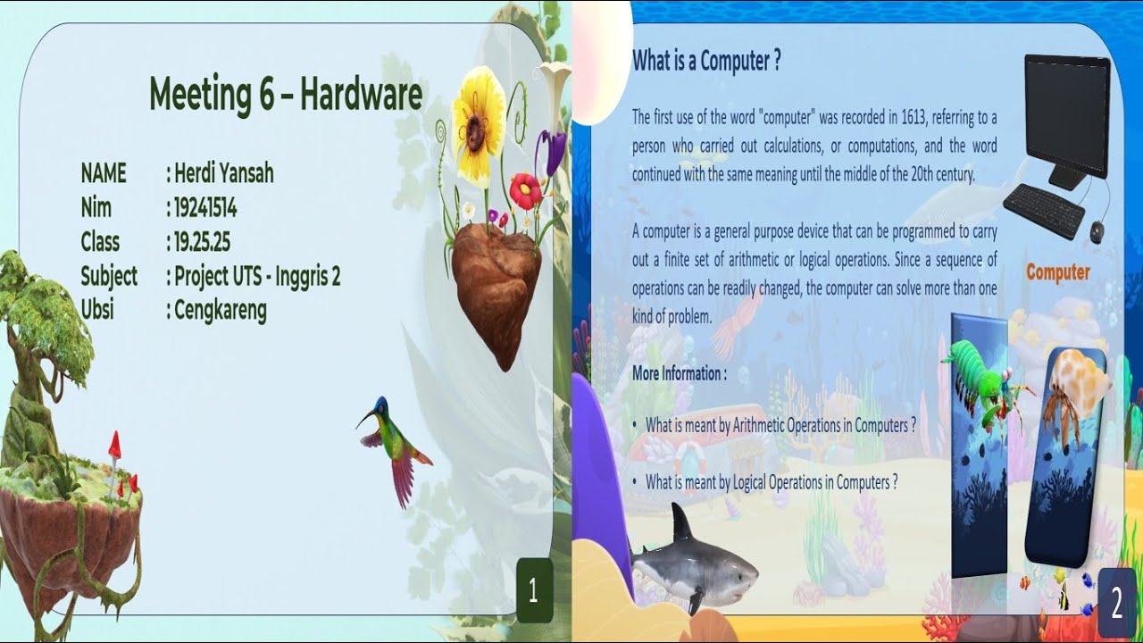 Presentasi Keren! PPT Animasi Morph Tentang Computer & Hardware - YouTube
