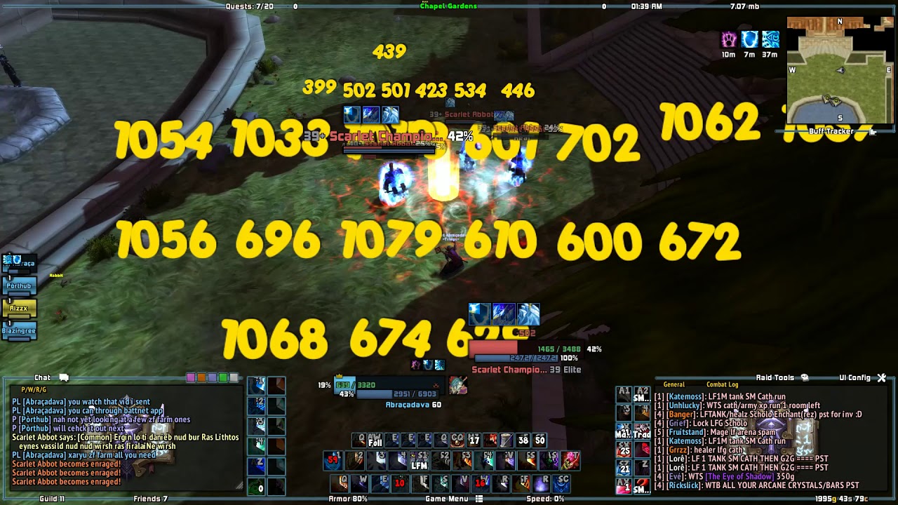 WoW Classic - Mage SM Cathedral Carry/Gold farm [INT/STAM GEAR GUIDE IN ...