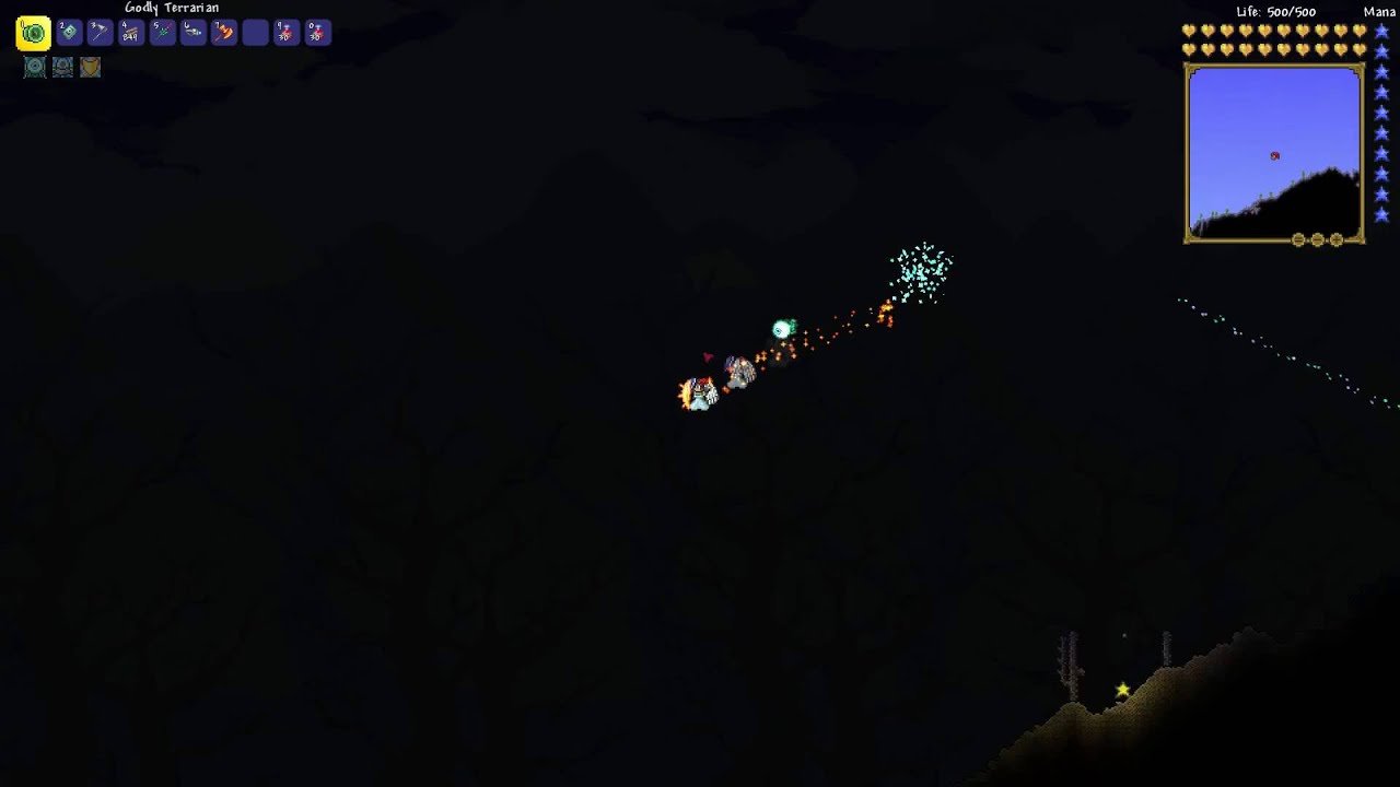 How to go faster on UFO mount - Terraria - YouTube