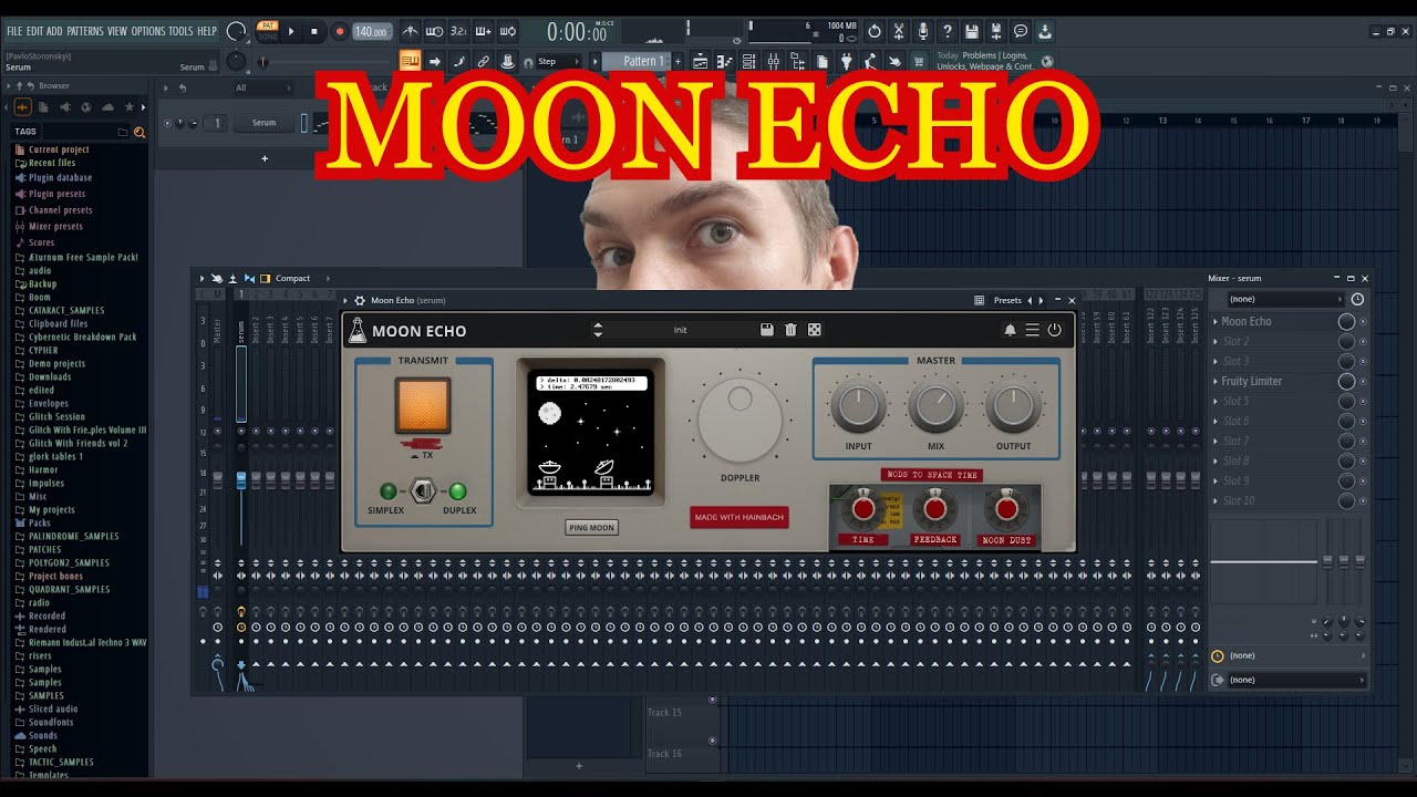 Moon Echo - simulating radio signal bouncing off the Moon - YouTube