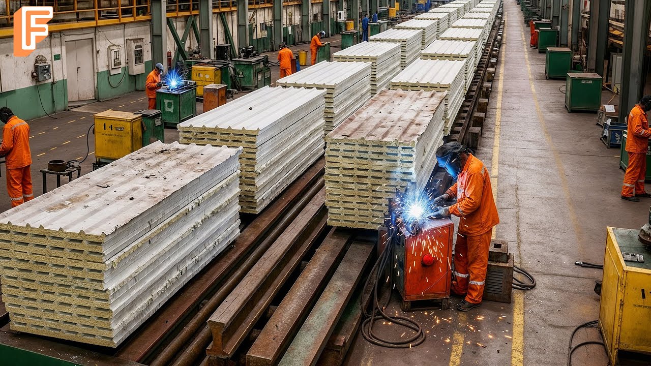 How Millions Of Rockwool Insulation Panels Are Made Inside Massive ...