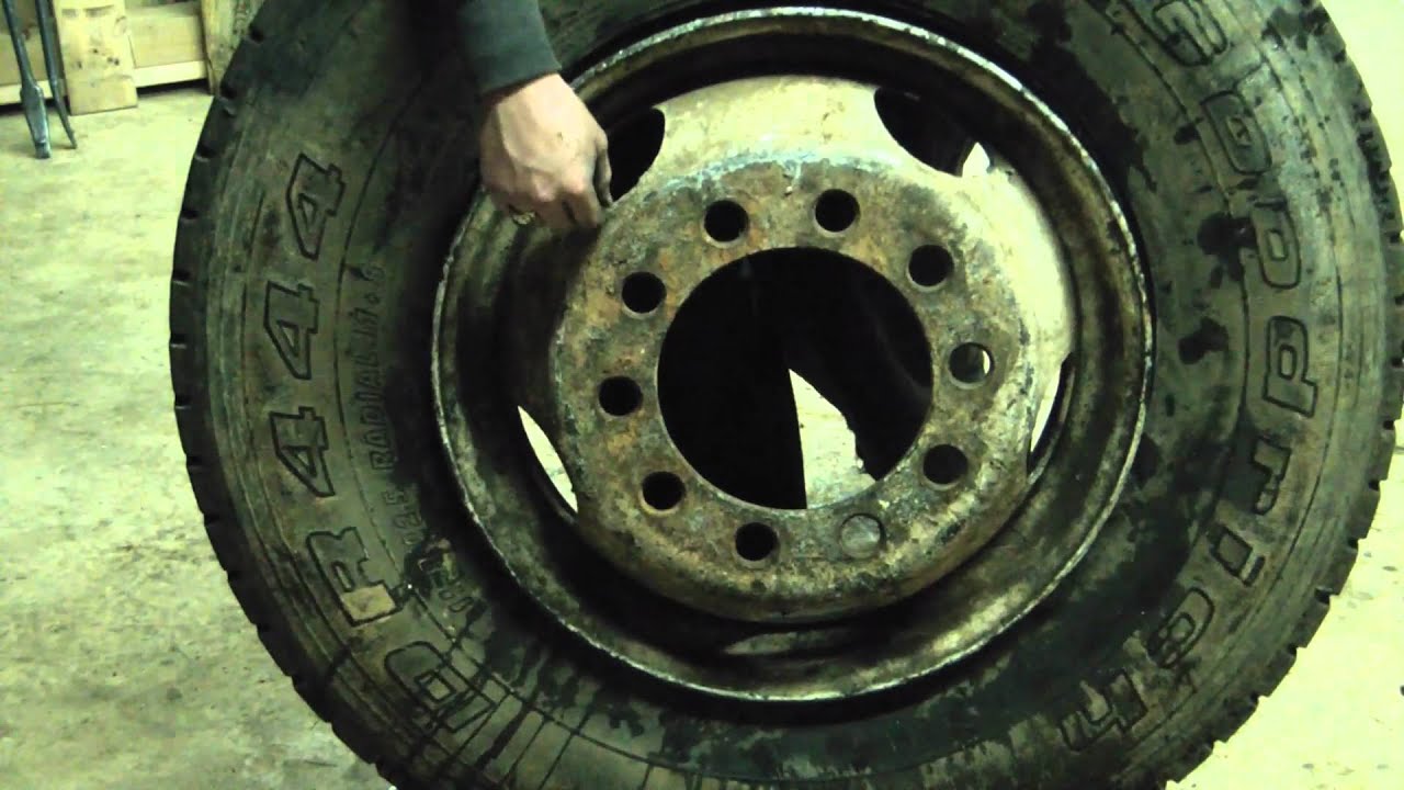 mounting bus tires - YouTube