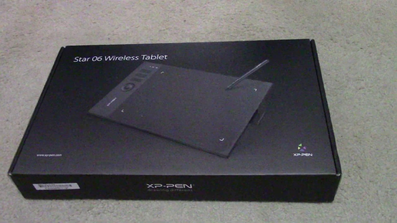 My New Current Drawing Tablet! UNBOXING XP PEN STAR 06 - YouTube