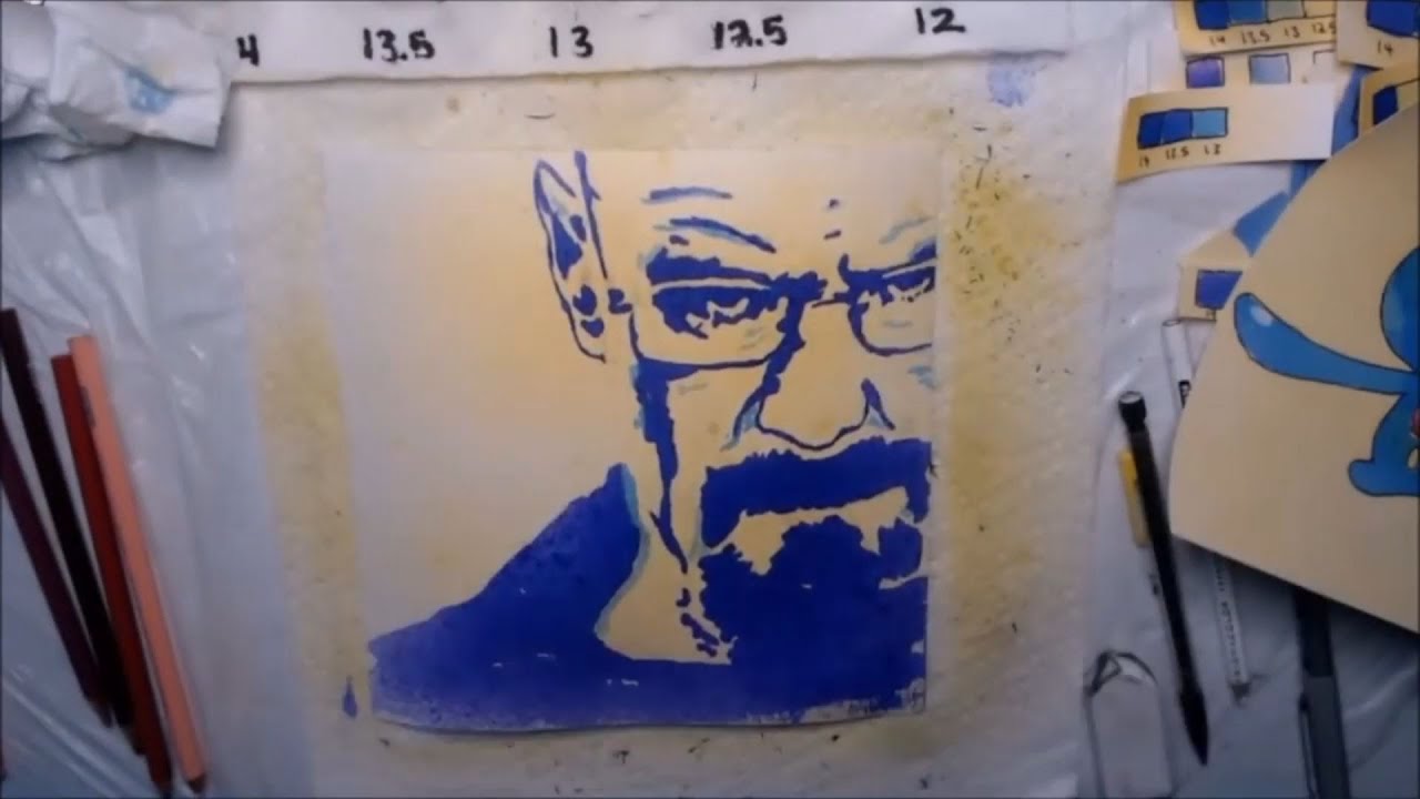 Walter White Chemistry Painting - YouTube