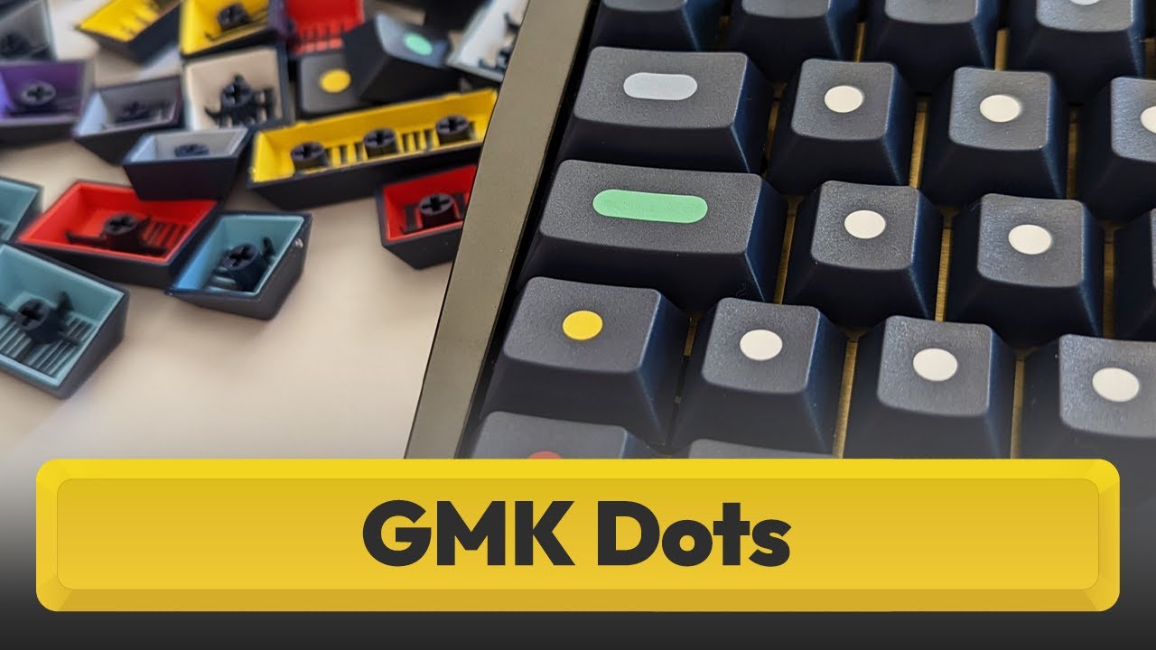 Los mejores keycaps, GMK Dots - YouTube