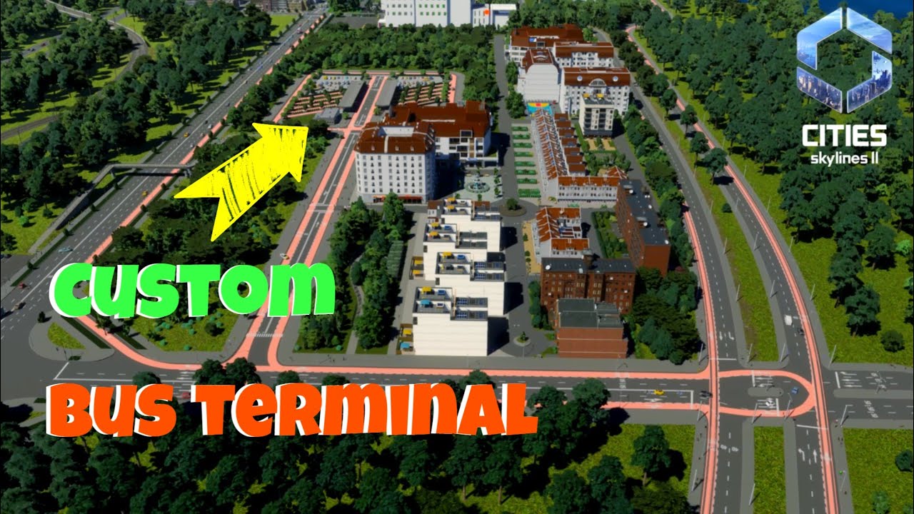 Building a Custom Bus Terminal - Cities: Skylines 2 - #07 [NO ...