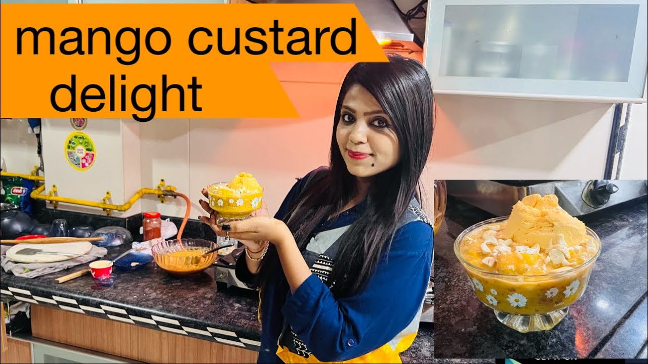 mango custard delight recipe ||dr.lajja patel - YouTube