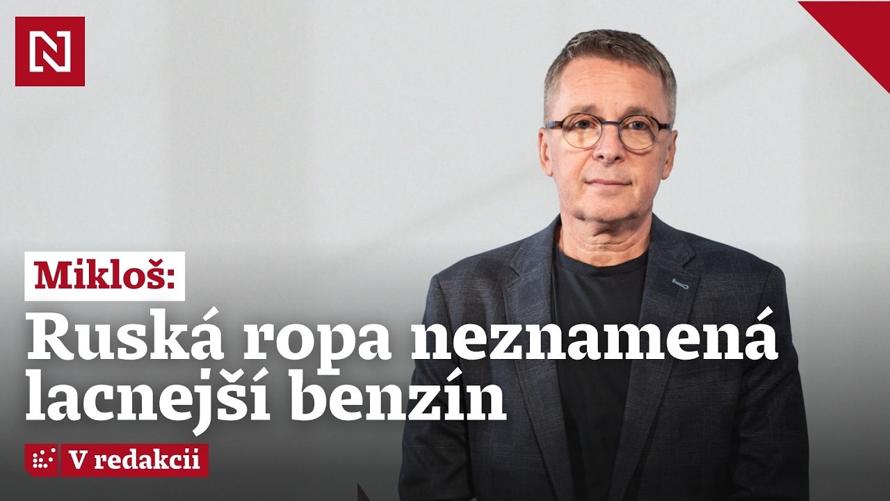 Ivan Mikloš: Ruská ropa neznamená lacnejší benzín - YouTube