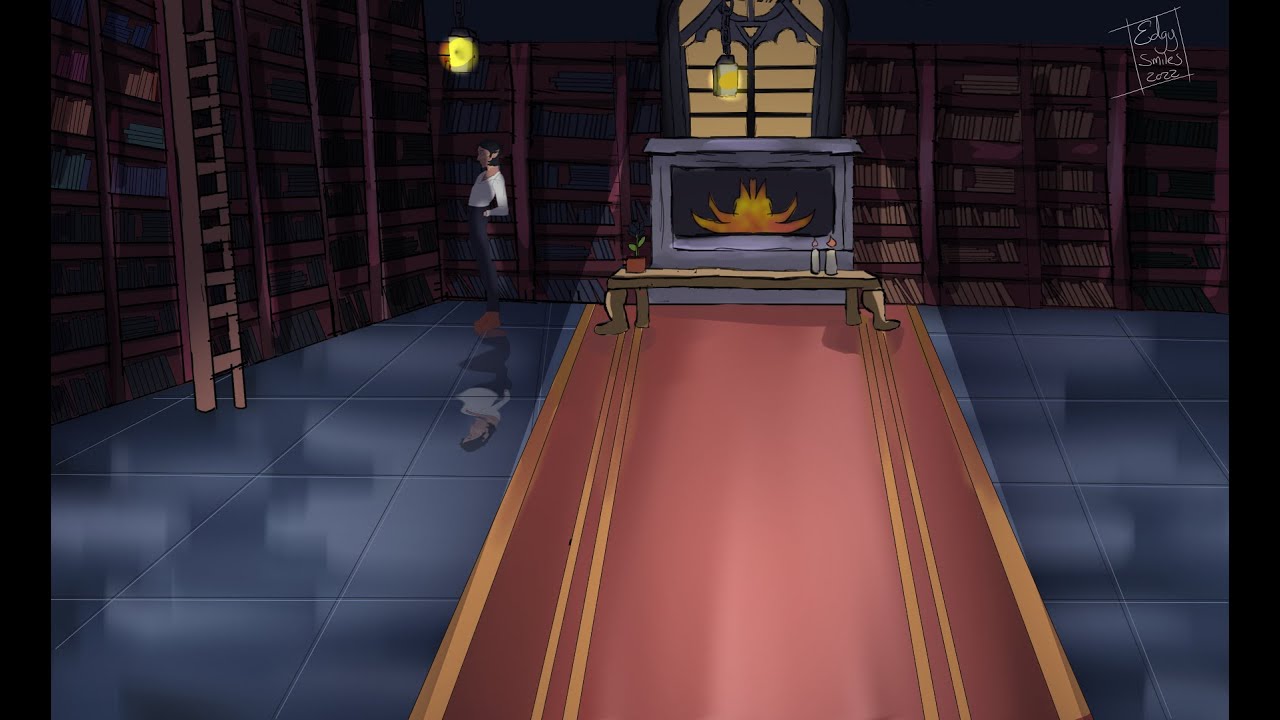 Library (OC Speed Draw) - YouTube