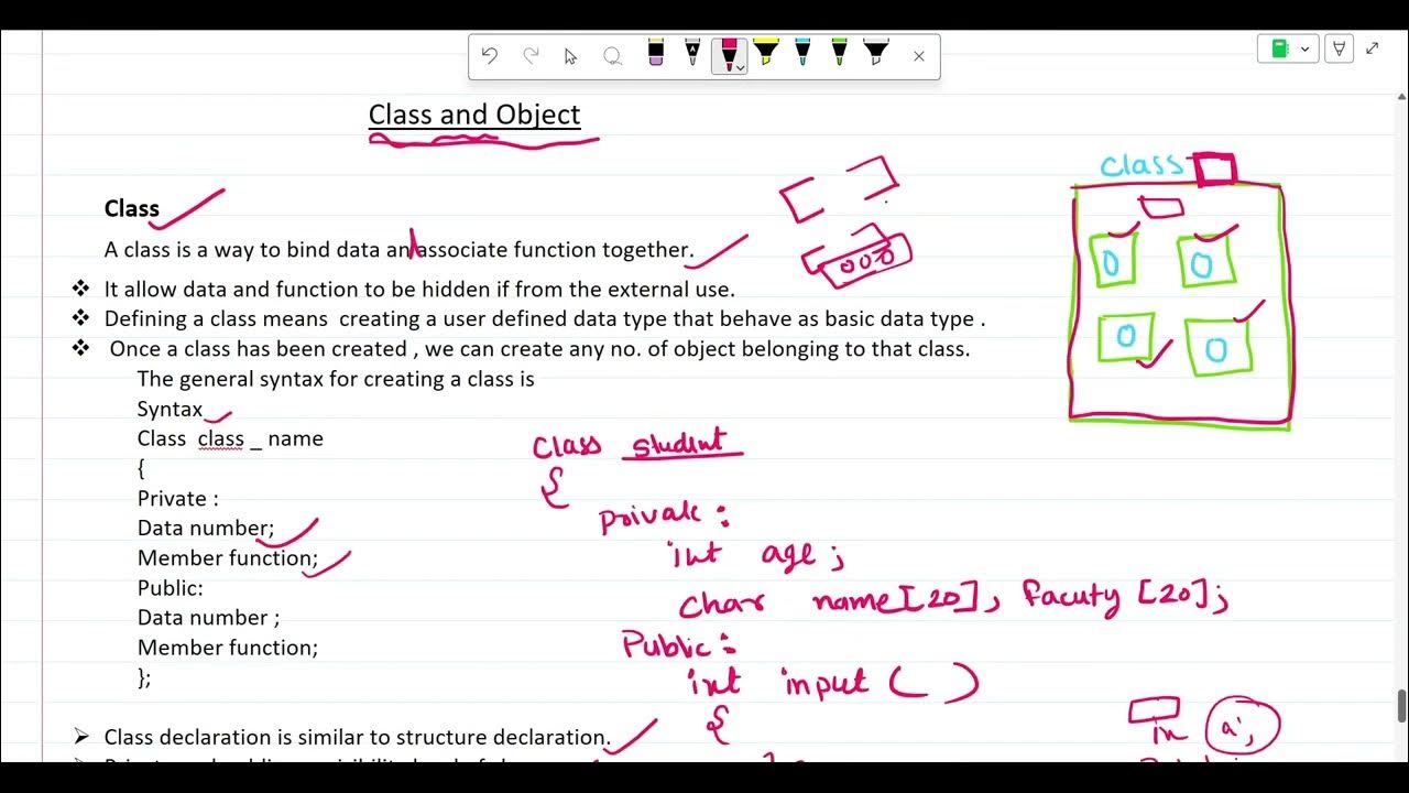 8.Concept of Class & Object with example||Explain in simple way in Nepali Language C++,OOP ,IOE ...