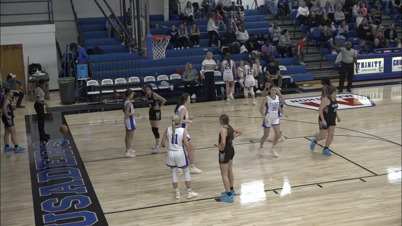 Game of the Week - Trinity Christian Lady Crusaders Vs. Windsor Acadamy Lady Knights - YouTube