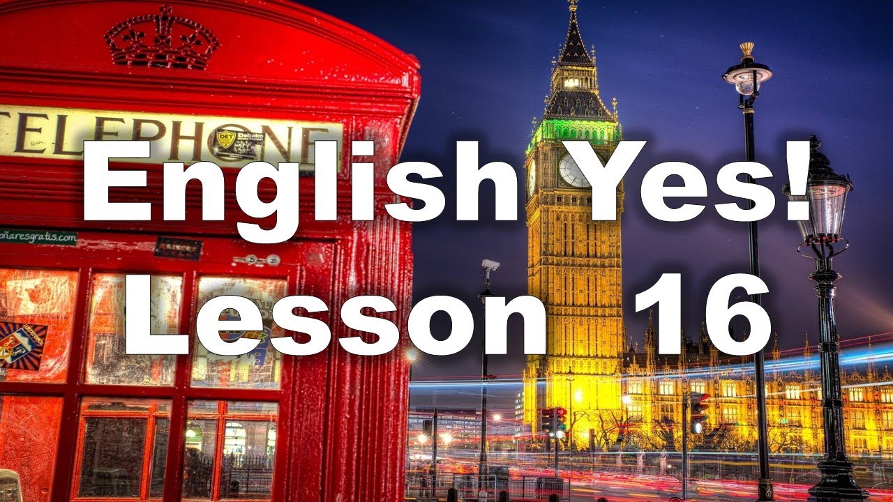 English / Lesson 16 - YouTube
