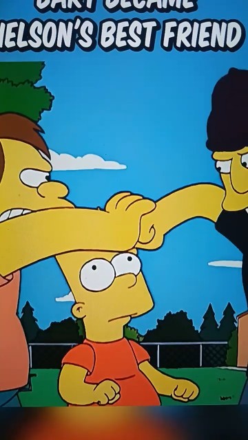 Bart is Friends with Nelson. 😬 - YouTube