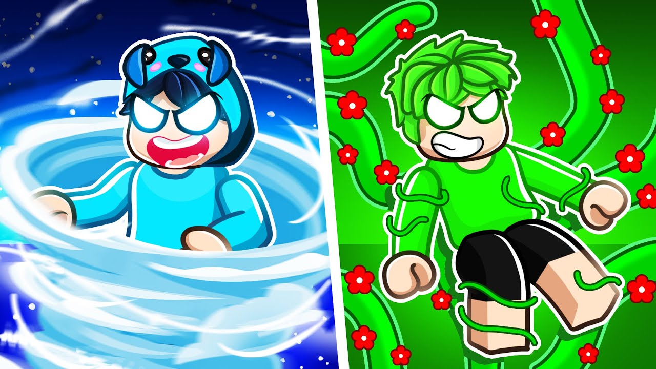 Roblox but we have OVERPOWERED ELEMENTAL POWERS With Crazy Fan Girl ...