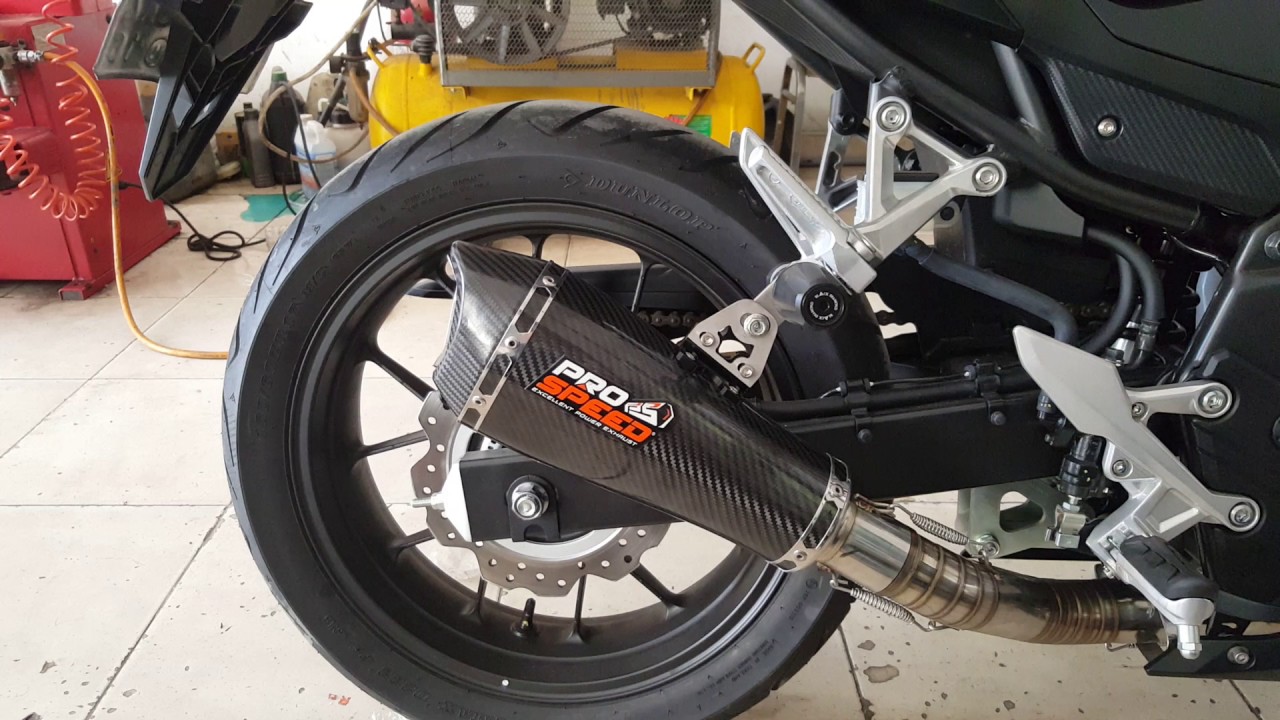 Knalpot Pro Speed Predator SS Honda CBR 500 Xtreme Motor Sport - YouTube