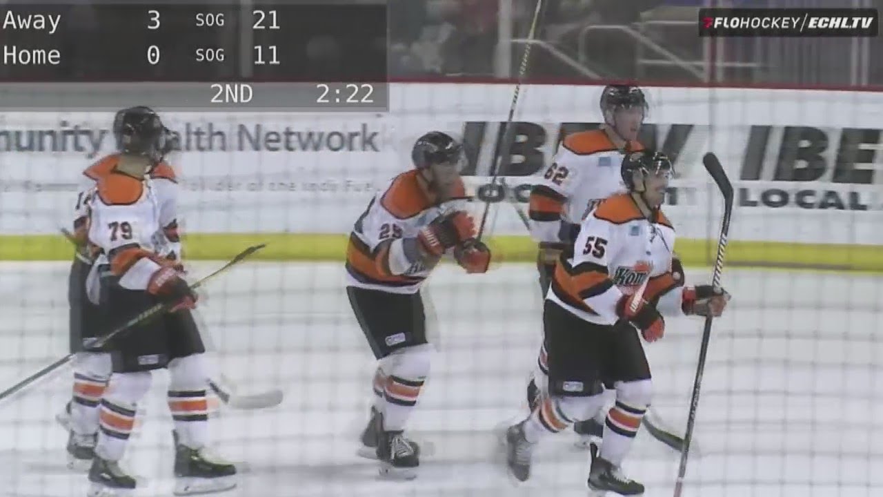 Fort Wayne native Jackson Leef scores first goal in a Komets uniform ...