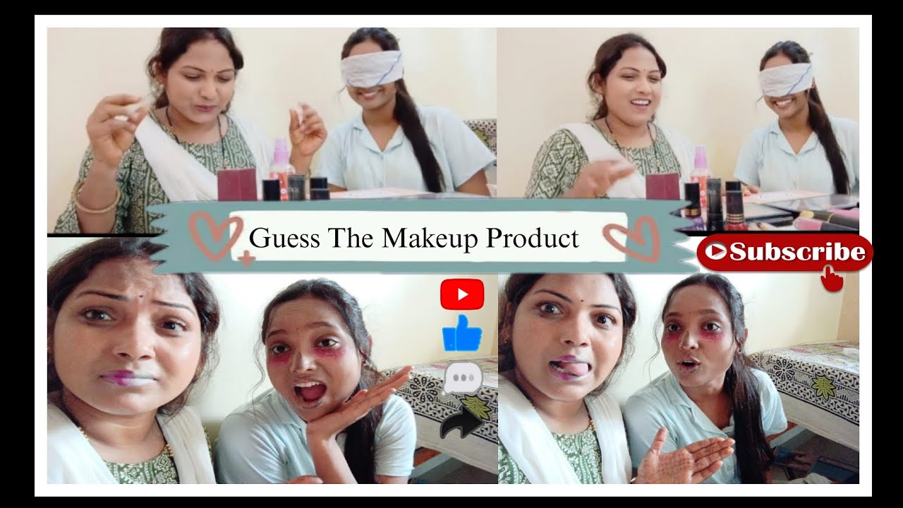 Guess The Makeup Product | Guess The Makeup Products Challenge | Guess ...