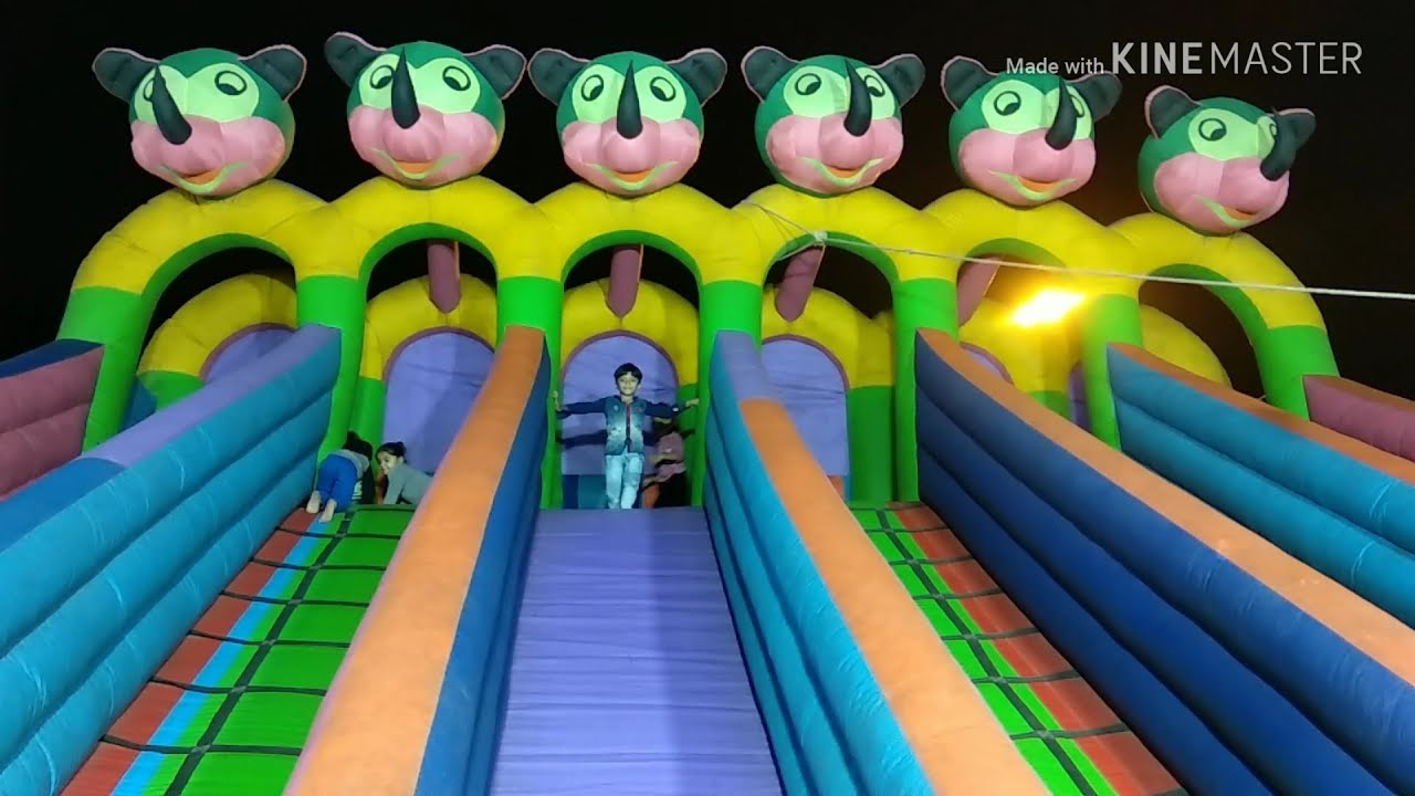 खतरनाक रोलर#jumping zone# most popular carnival mela(fair) in Surat # ...