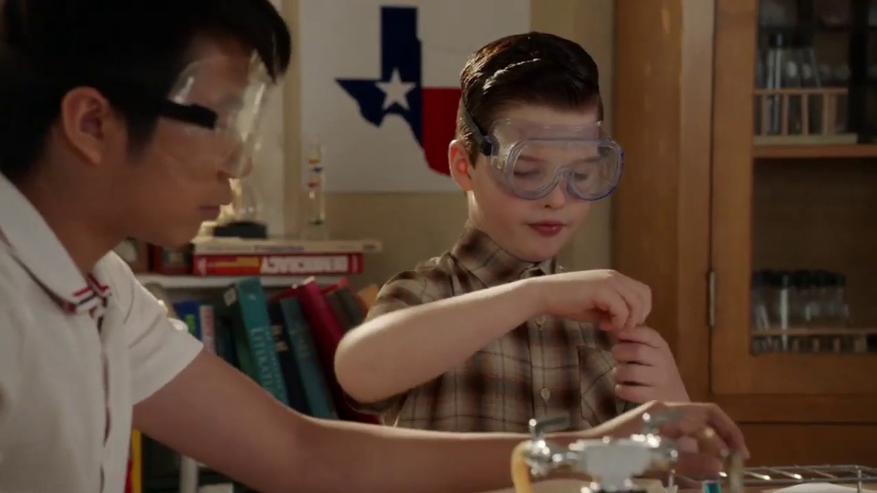 "Young Sheldon" A Proposal and a Popsicle Stick Cross - YouTube