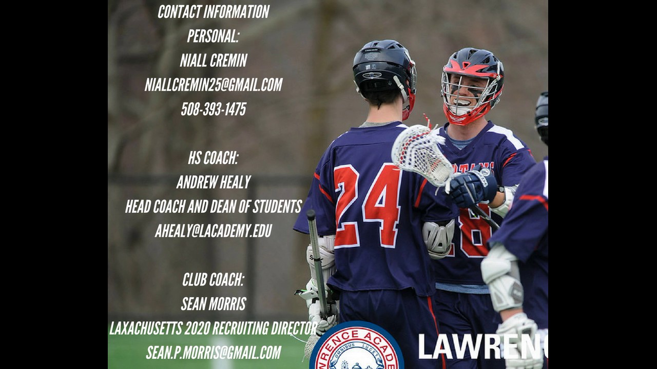 Niall Cremin (2020) - Freshman Spring - 2017 Lacrosse Highlights - YouTube