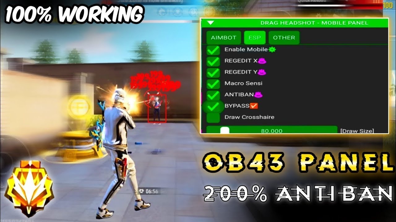 FREE PANEL FREE FIRE NEW PANEL IN PC | AIMBOT PANEL | OB43 PC PANEL ...