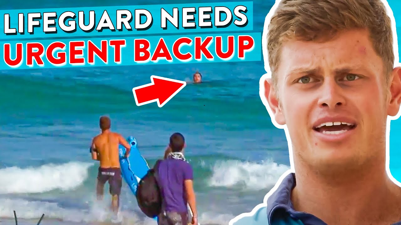 2 Drowning Women, 1 Lifeguard - He Must Think Quick To Save Them Both ...