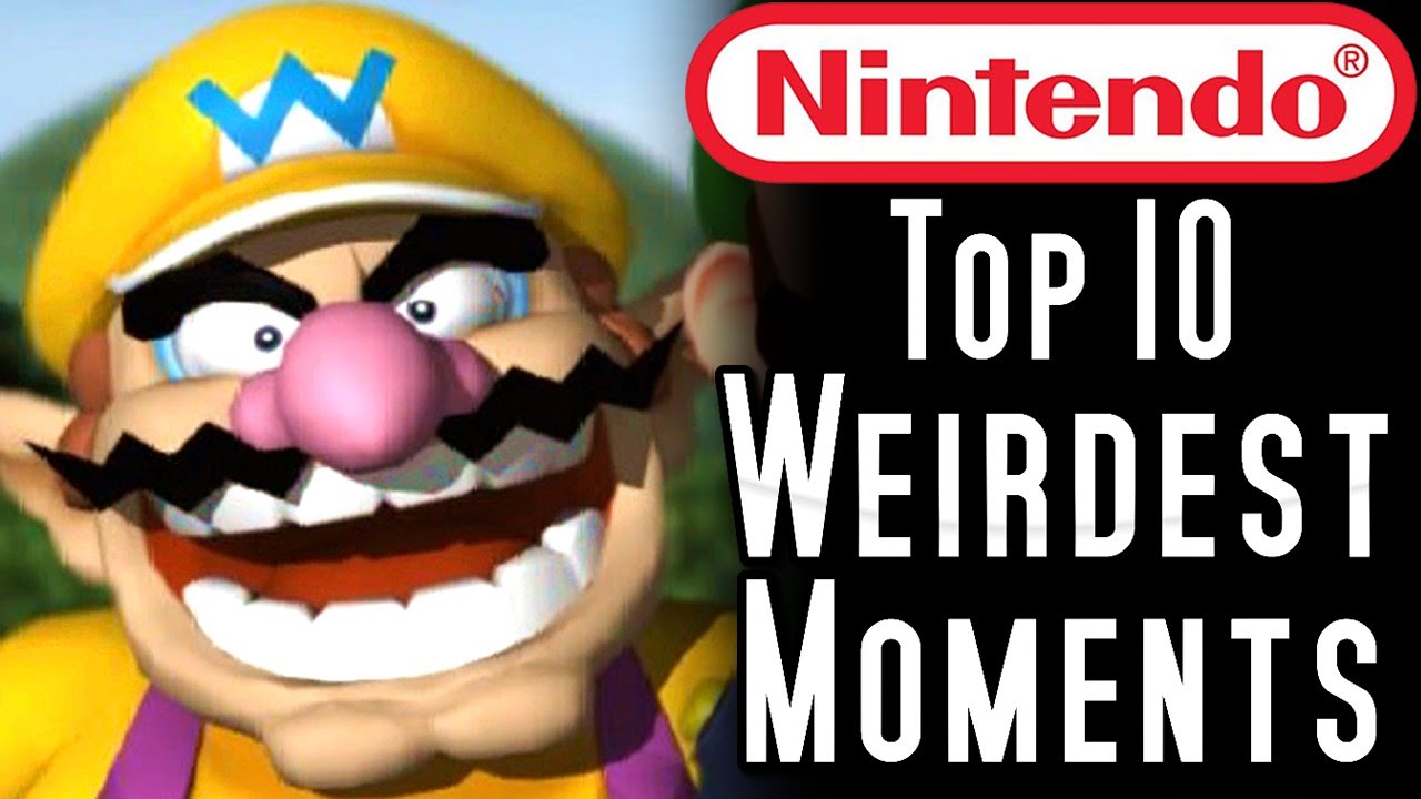 TOP 10 WEIRDEST MOMENTS in Nintendo Games! (3DS, GC, GBA) - YouTube