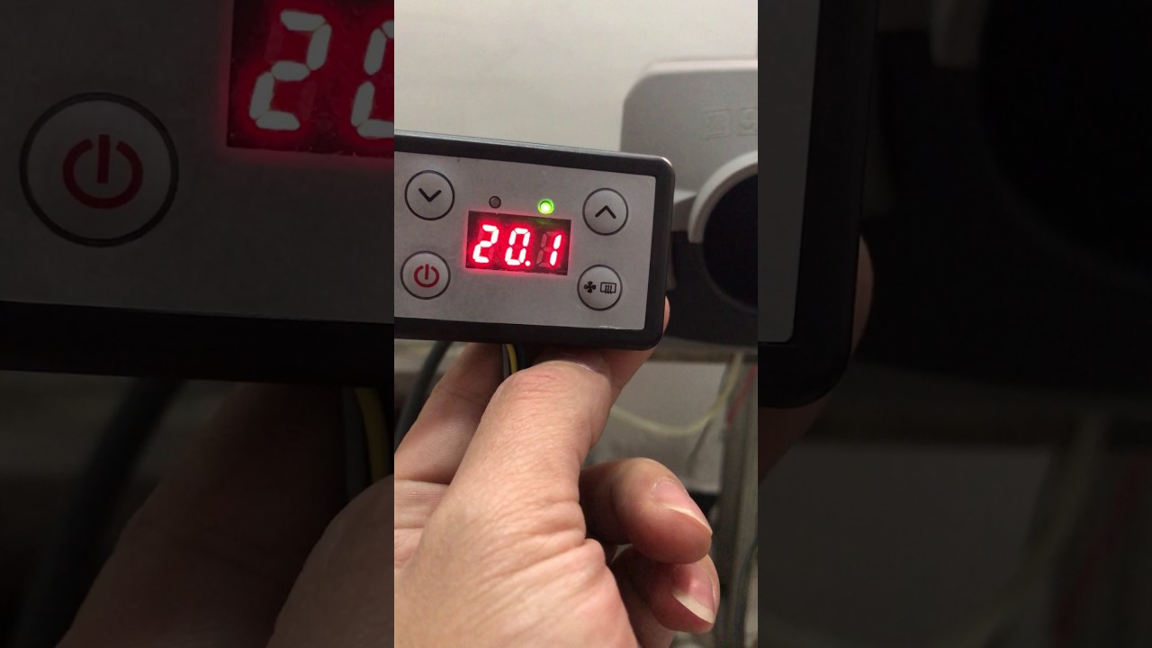 How to use the VVKB Air Heater control panel - YouTube