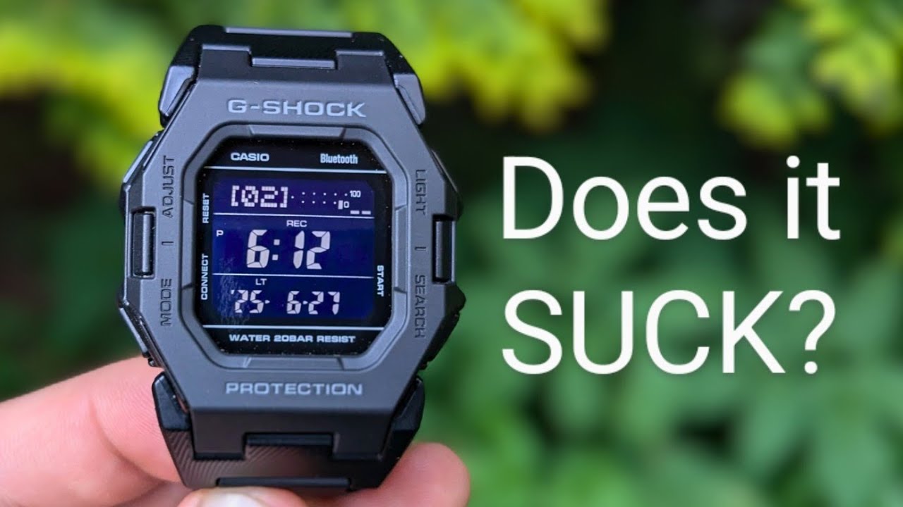 G-Shock GD-B500 Negative Display is TERRIBLE? - YouTube