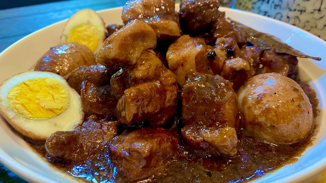 Braised Pork Belly With Eggs/ The Easiest Braised Pork Belly Recipe ...