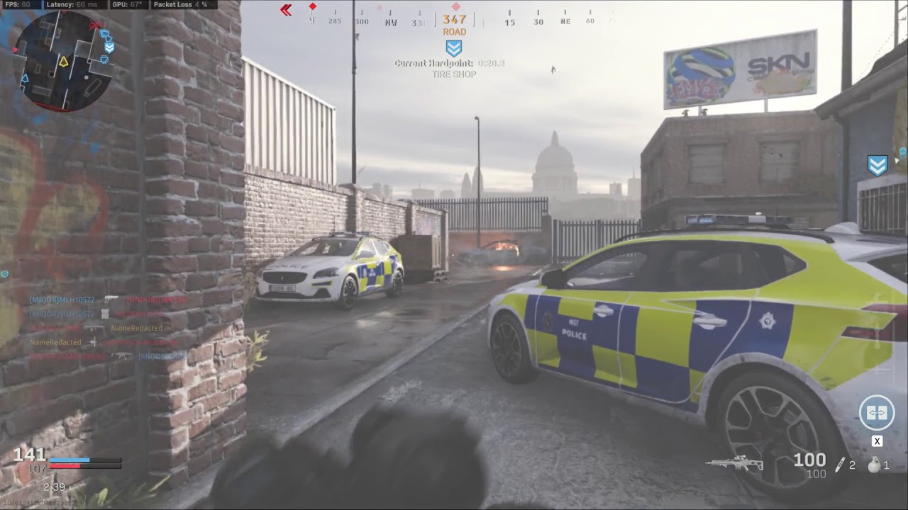 Call of Duty Modern Warfare Hardpoint on Hackney Yard - YouTube